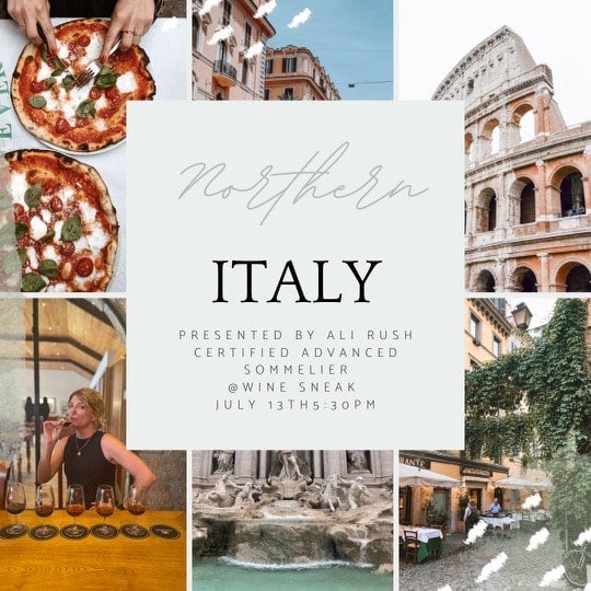 PAST EVENT - Northern Italy with Ali Rush | WineSneak